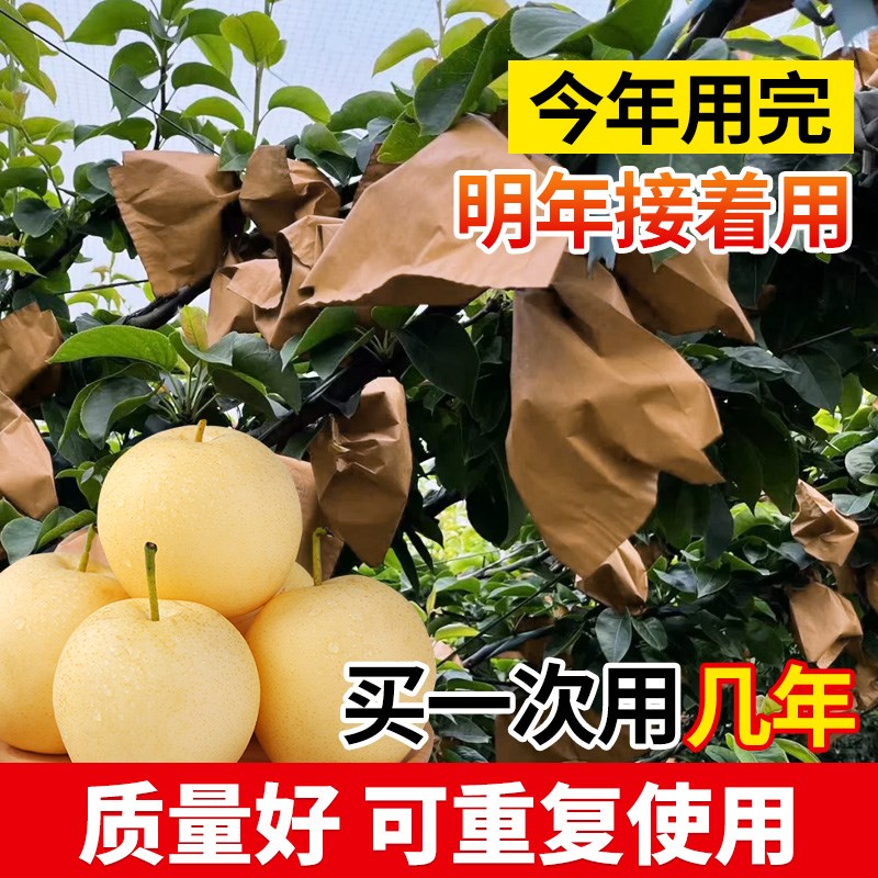 梨子套袋专用袋秋月梨果袋防鸟防虫防日灼保护袋水果通用透气纸袋