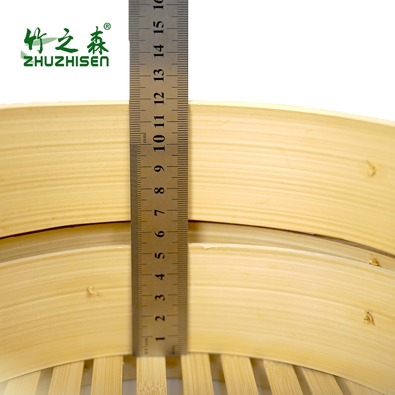 竹之森加高圈竹蒸笼家用笼竹编蒸笼笼屉竹制增高底座架子底水圈蒸