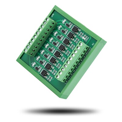 PLC输出放大板漏型NPN输入PNP输出黑色款绿色款功率板