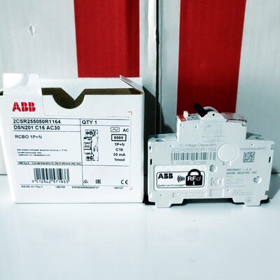 ABB DSN201 C16 AC30 RCBO 1P+N
