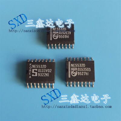 NE5532D, NE5532 进口原装拆机运放 放大器IC 集成IC SOP-16 特价