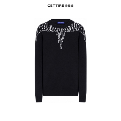 Marcelo Burlon 米兰县儿童长袖圆领套头衫
