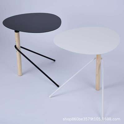 造心家具|简约现代沙发咖啡桌 北欧异形创意金属边几Side Table