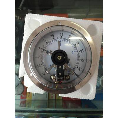 YXC100 -1+3BAR -30Iinhg 40PSI 电接点真空压力表 螺纹1/2