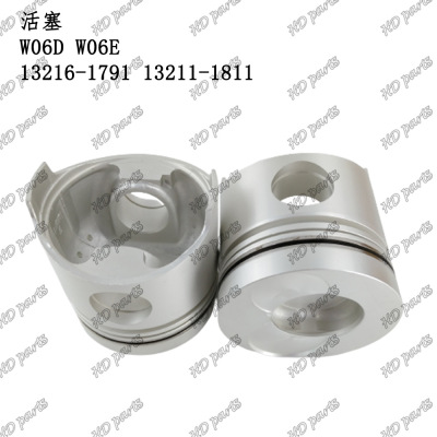 发动机配件日野适用活塞W06DW06E13216-179113211-1811