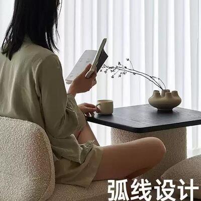 飘窗桌合椅网榻榻米组日式茶桌阳台主红卧卧室窗台F98T6857座垫窗