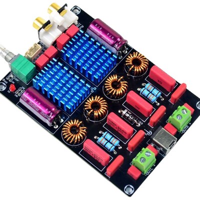 TPA3b116 2.0 双芯片 WIMA数字功放板( 100W+100W)