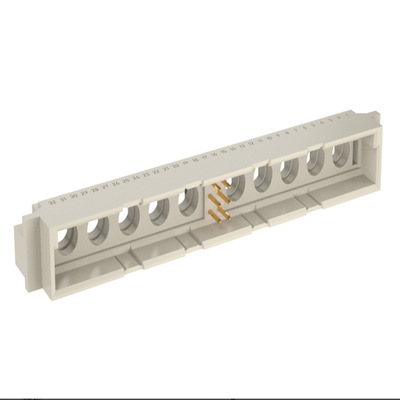 374182德国ERNIPCB连接器2.54mm弯角公型6pin数据传输率1Gbit/s