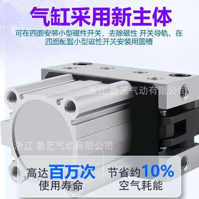 SMC肘节气缸MHT2-30/40//50//63DZ机械夹爪支点开闭气动手指气缸