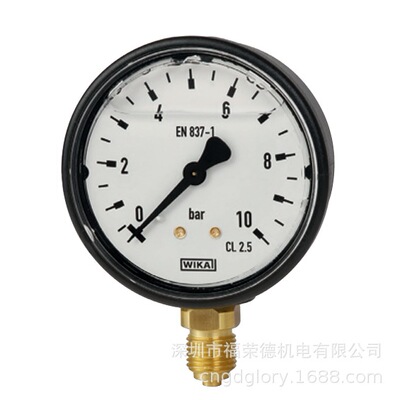 WIKA径向安装压力表113.13.063/25Mpa/PSI/带阻尼/G1 威卡