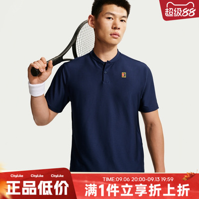 NIKE男子透气休闲短袖T恤POLO衫