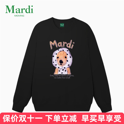 MARDIMOVING印花圆领女卫衣
