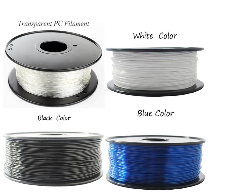 3d打印机耗材 PC 1.75MM 工程材料 1KG 3D塑料丝耐高温80度