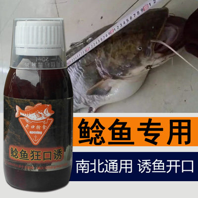鲶鱼狂口诱钓鱼小药胡子鲶叉尾鮰鱼饵料诱食剂江团窝料配方渔具