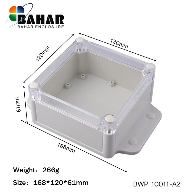 巴哈尔塑料防水盒透明盖BWP10011-A2 电子元器件仪器仪表壳体外壳