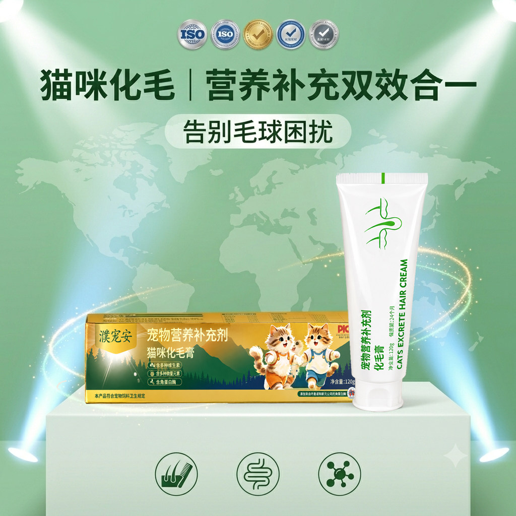 猫咪化毛膏营养补充剂防毛球吐毛球猫用护胃肠道专用宠物保健用品