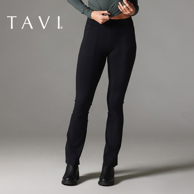 tavi瑜伽裤女子时尚休闲长裤高弹力提臀显瘦微喇裤女C165