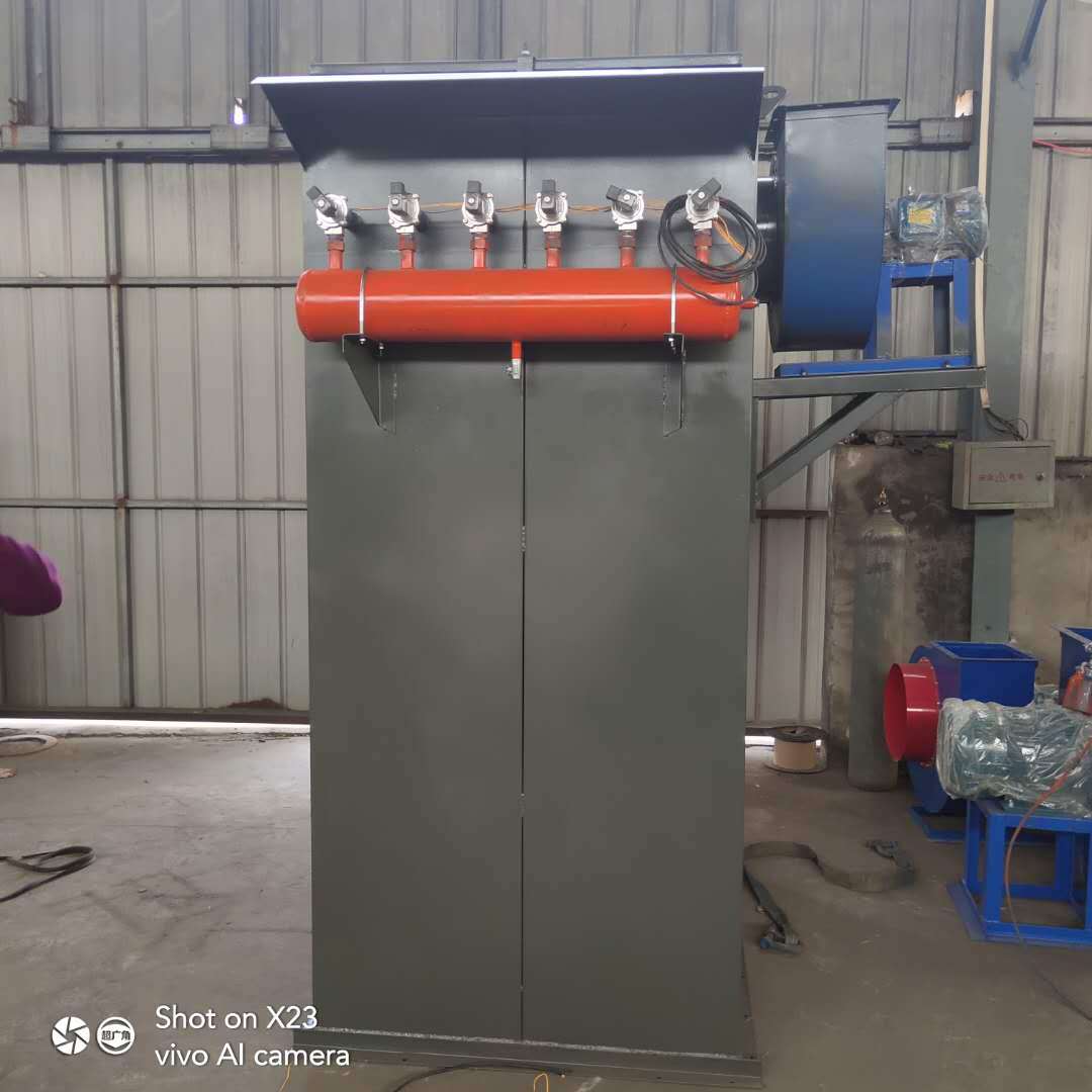 脉冲布袋除尘器64袋小型工业除尘设备现场方案施工维护粉尘收集器