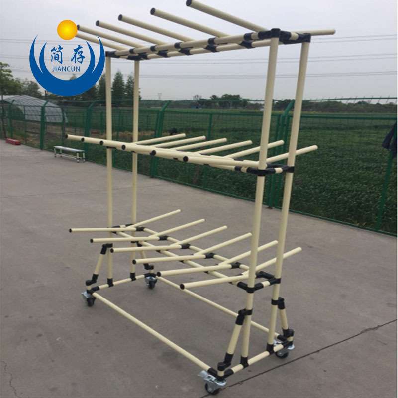 移动型线棒工作台 轻型工作桌 精益管线棒推车生产厂家 线棒货架