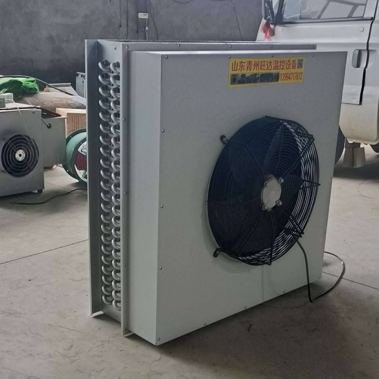 优惠热推新款大棚暖风机铜管水温散热器特种养殖加温设备厂家