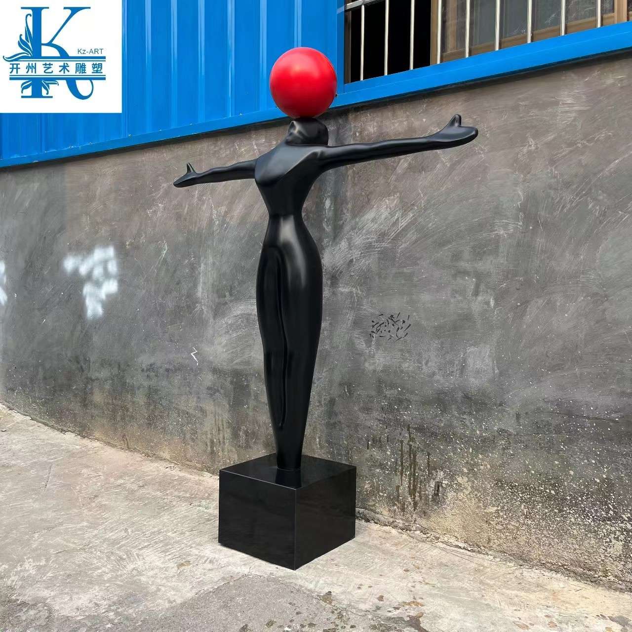 人物雕塑落地大摆件抽象酒店艺术售楼部走廓创意园林景观小品装置