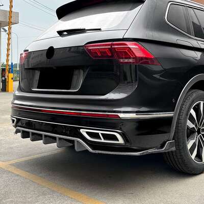 适用大众途观Tiguan MK2.5 Rline 国产版后杠后唇尾唇扰流板改装