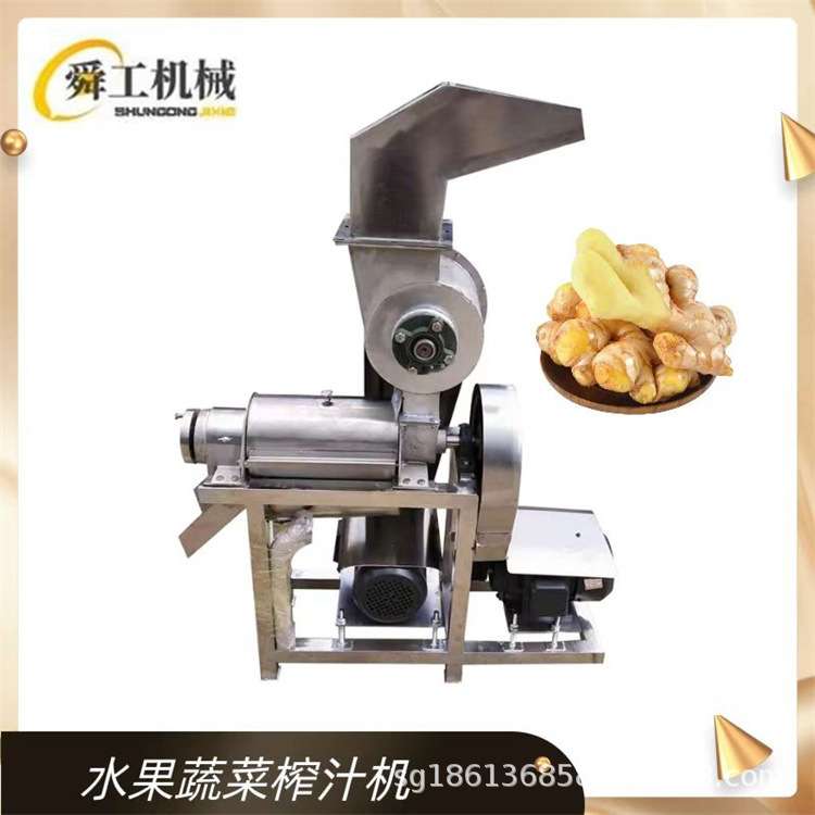 大型螺旋蔬菜榨汁机 果汁不锈钢挤压榨汁设备 杨梅生姜葡萄压榨机