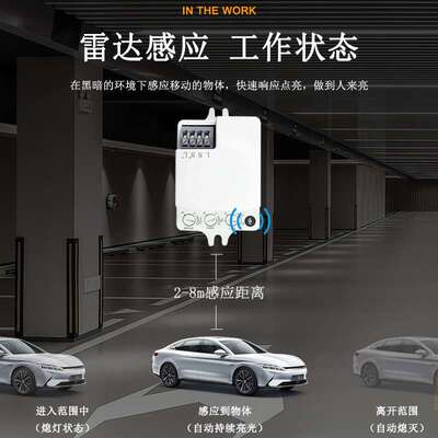 AC220V Adjustable Delay Time Microwave Radar Sensing Module