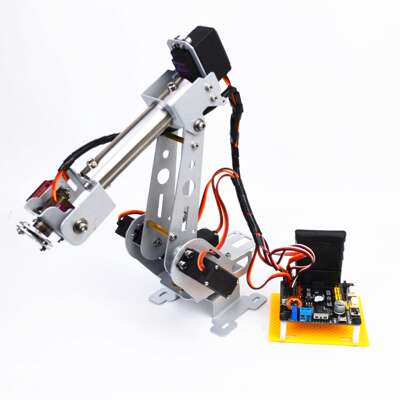 新款for arduino遥控PS2遥控不锈钢机械臂六自由度 6DOF机器人