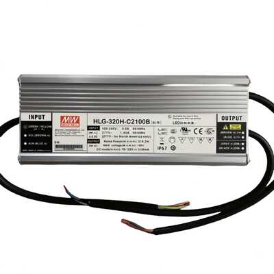 明纬电源 HLG-320H-C2800B  320W恒流型LED深井灯驱动器