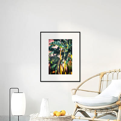 YELLOW KORNER法国原装进口《Palm tree reflections》客厅艺术画