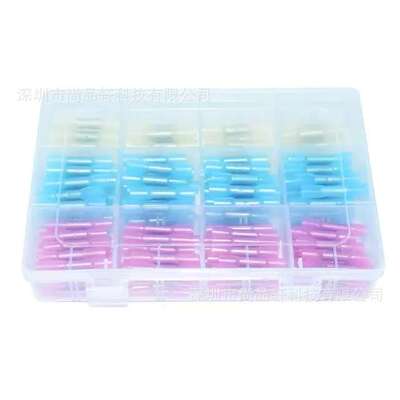 200PCS盒装防水中间贴片 端子BHT热缩绝缘接线90红+90蓝+20黄