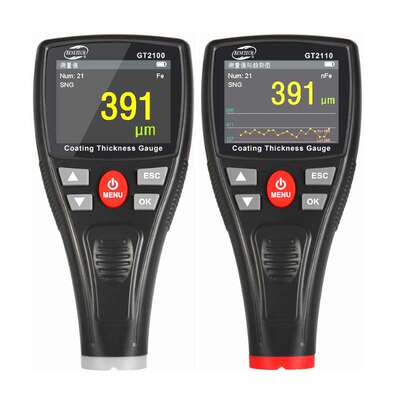 Benetech标智GT2100汽车漆膜仪GT2110复合型彩屏数字涂层测厚仪