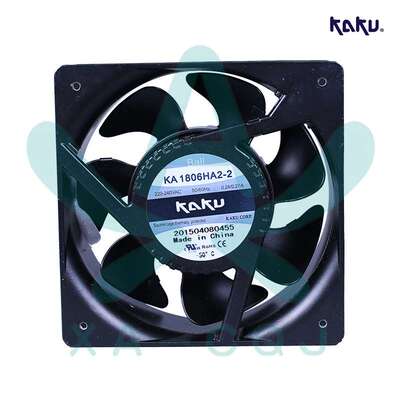 KAKU卡固KA1806HA2 金属框叶220V 电箱机柜 轴流风机0.24A 18065