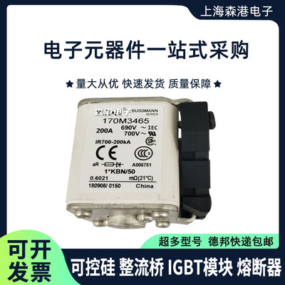 伊顿巴斯曼熔断器170M3464 170M3465 170M3466 3467 保险丝/底座