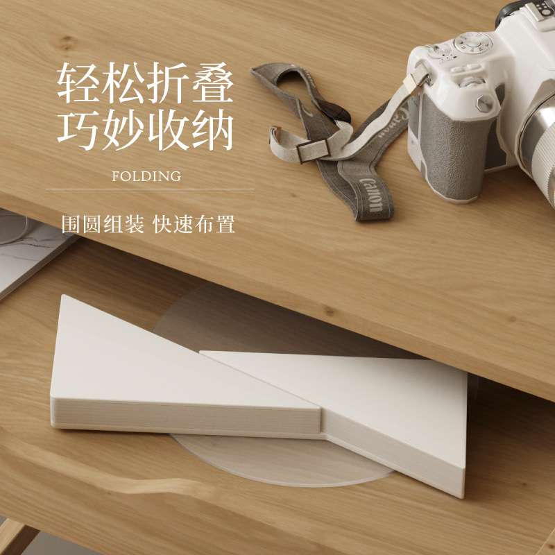 纸质桌面展示架迷你小型折叠摆台展架展会商场展示首饰产品摆件双