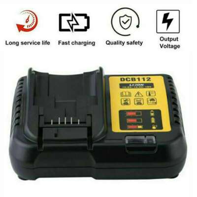 14.4V 18V 20V2A DCB112 DCB200更换德伟Dewalt锂离子电池充电器