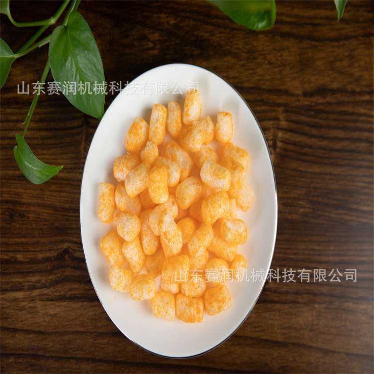 膨化非油炸食品生产线休闲膨化食品加工设备双螺杆小食品膨化机
