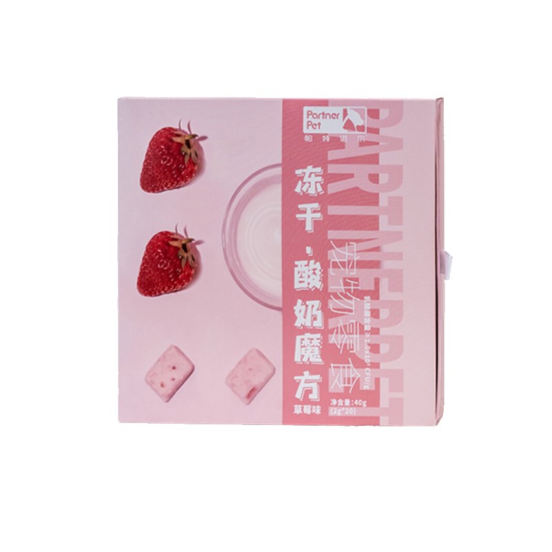 帕特诺尔冻干酸奶块猫咪狗狗零食营养增肥无糖果粒脱脂奶酪0乳糖