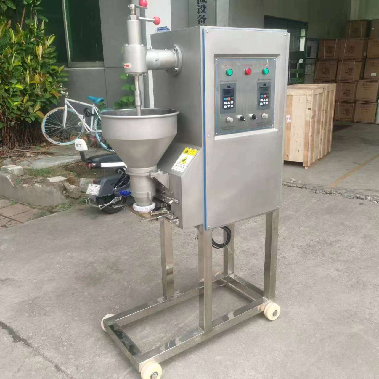 辰谷立式商用全自动肉丸子成型机 成型牛肉丸鱼丸成型机