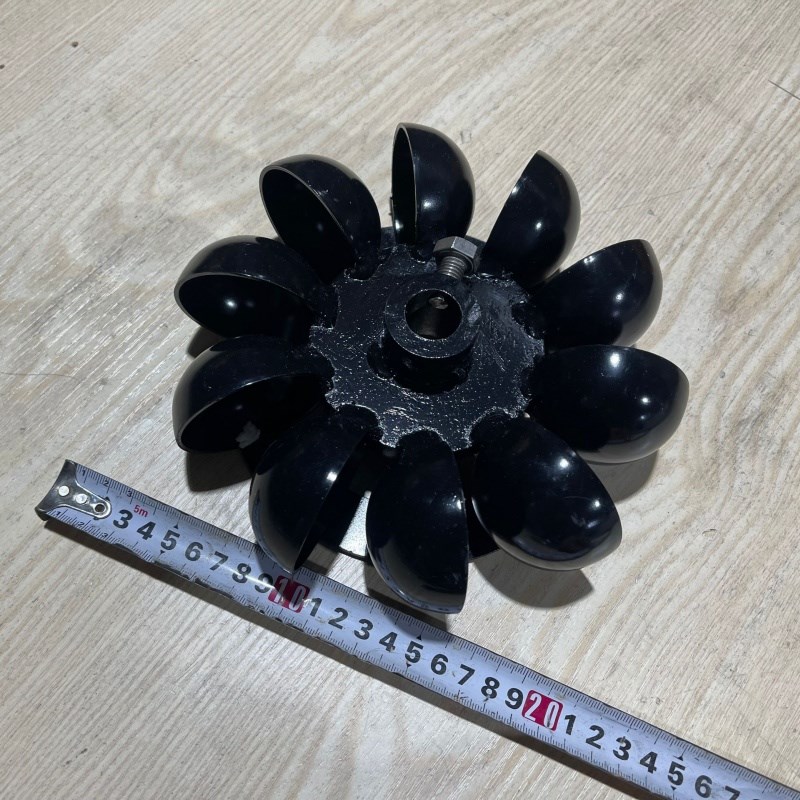 低速水力发电机叶片水轮机水流冲击斜击式水轮叶轮叶片可定制水车