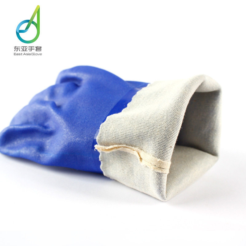 东亚806磨砂手套防油防水劳保耐磨加厚橡胶耐油浸塑渔业多款可选