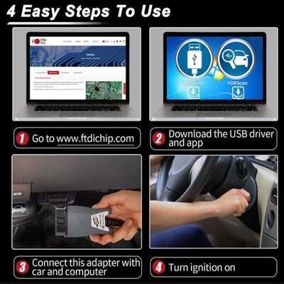 Vgate vLinker FS ELM327 HS/MS-CAN OBD2适用Ford Mazda故障检测