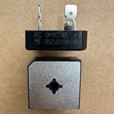 希尔S50VB100W整流桥底部带散热器稳定耐用   50A1000V 全新正品