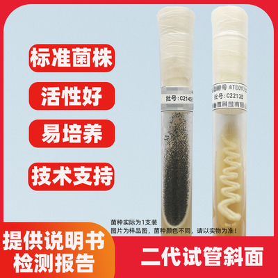 枯草芽孢杆菌二代斜面CMCC(B)63501质控菌株试验用标准菌种
