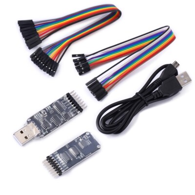 十合一多功能串口模块CP2102 CH340 USB转TTL RS485 RS232 全互通