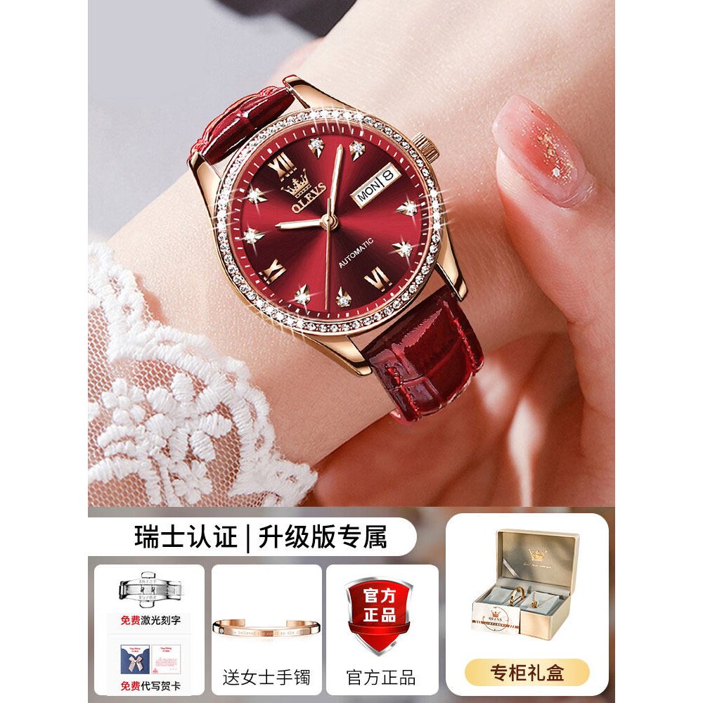女士手表女款机械表瑞士正品新款全自动名表品牌腕表轻奢小众女表