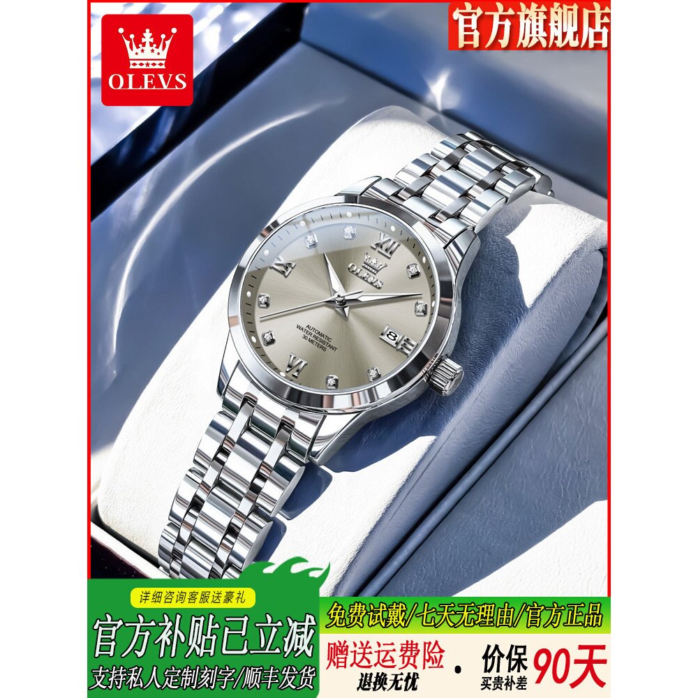 瑞士认证正品牌女士手表女款2026新款纯机械表名式轻奢高级感腕表