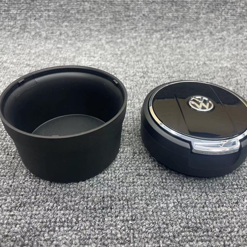 适用于上汽大众途昂 辉昂 途锐 原厂专用车载烟灰缸钢琴烤漆 隐藏