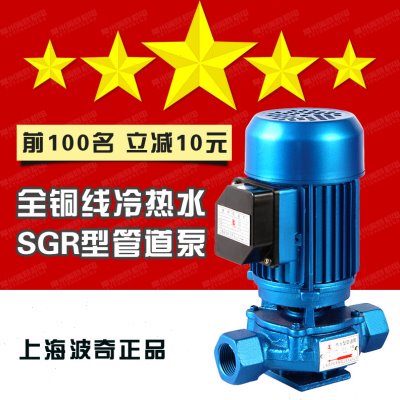 SGR丝口370W热水管道离心泵立式增压泵220V锅炉循环泵加压泵750W